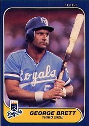 George Brett, ambidextrous thrower
