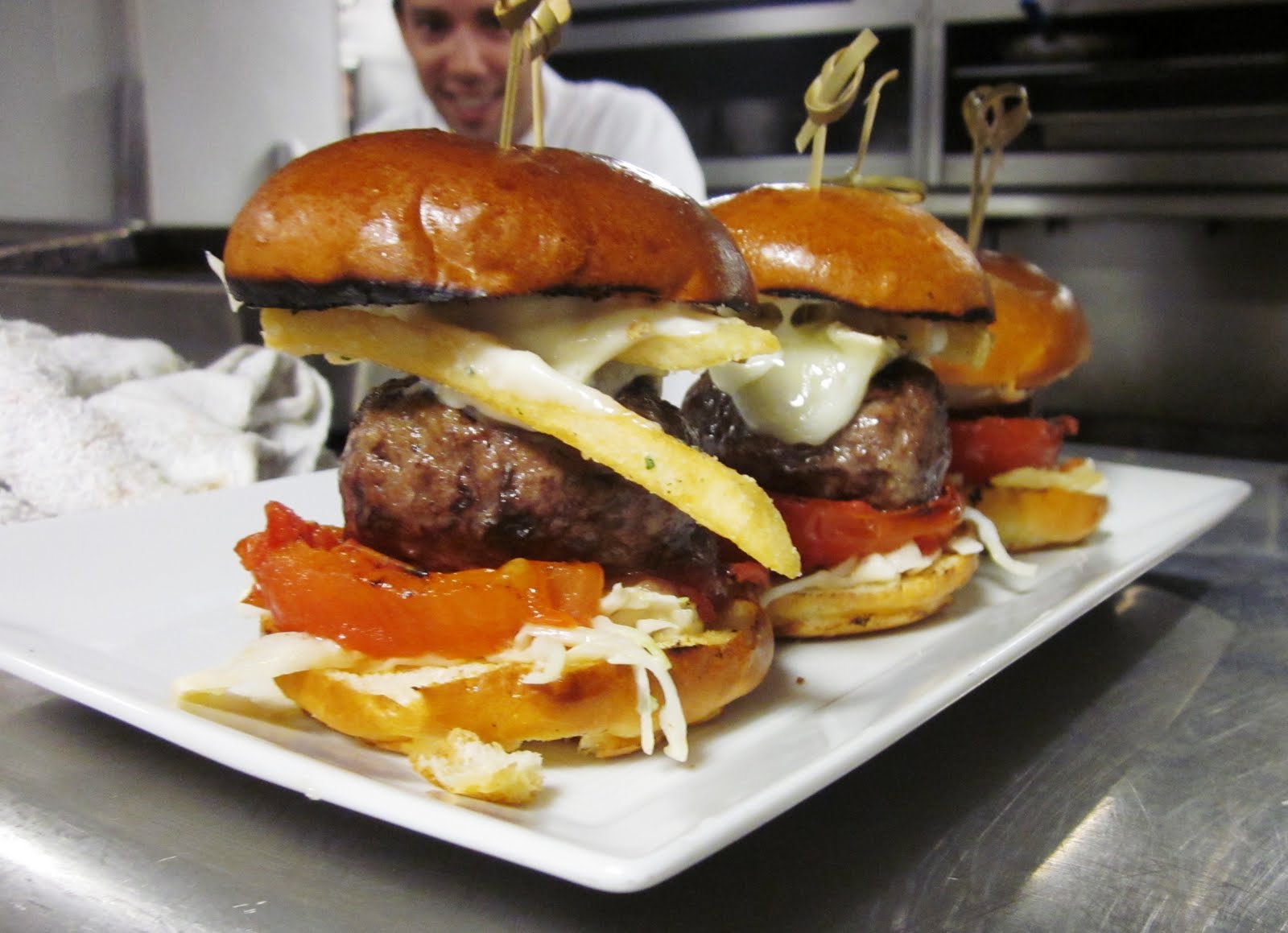 Indulge Inspire Imbibe: Four Seasons Burger Cooking Class