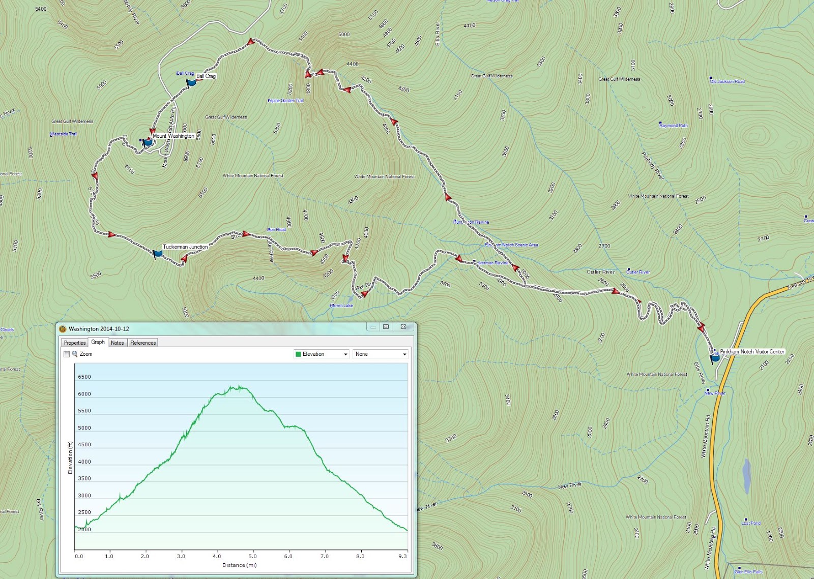 Matt's Hikes: Huntington Ravine (and Washington too!) - October 12, 2014