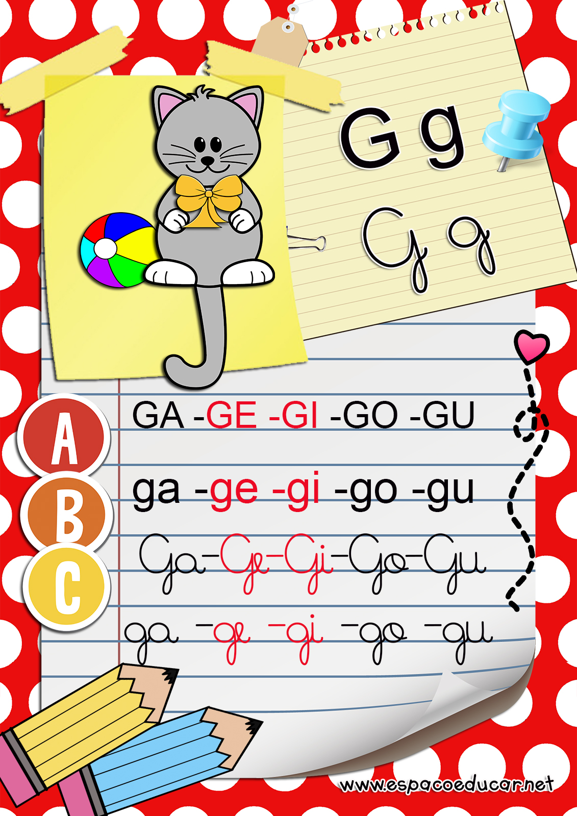 SILABÁRIO DE PAREDE LINDO E ILUSTRADO ESTILO SCRAP SUPER COLORIDO ...