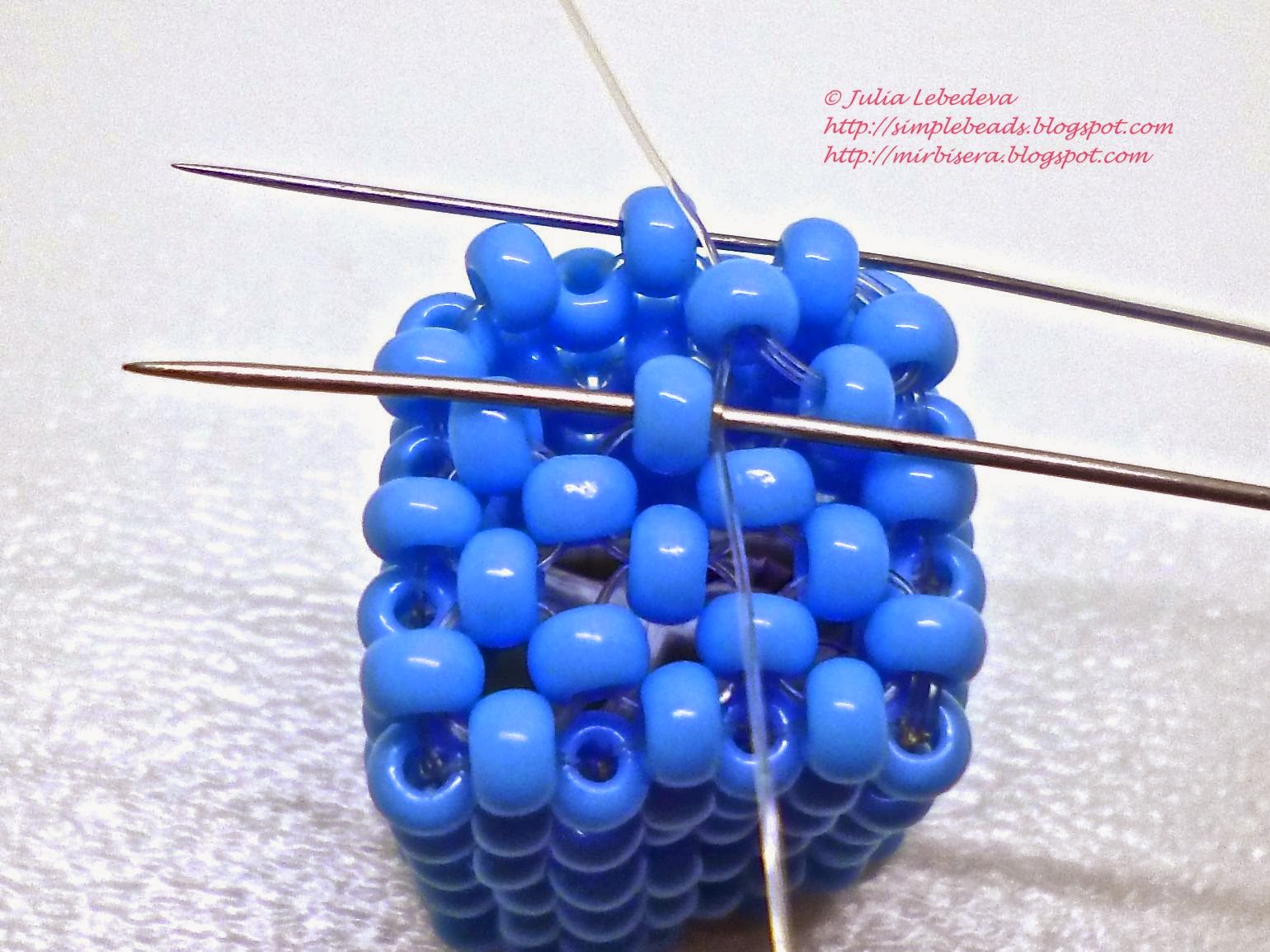 Beading for the very beginners: Basics of Right Angle Weave. Part 2 ...