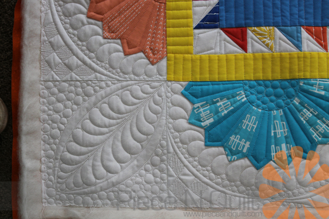 Piece N Quilt: Happy Daze Quilt - Custom Machine Quilting by Natalia Bonner