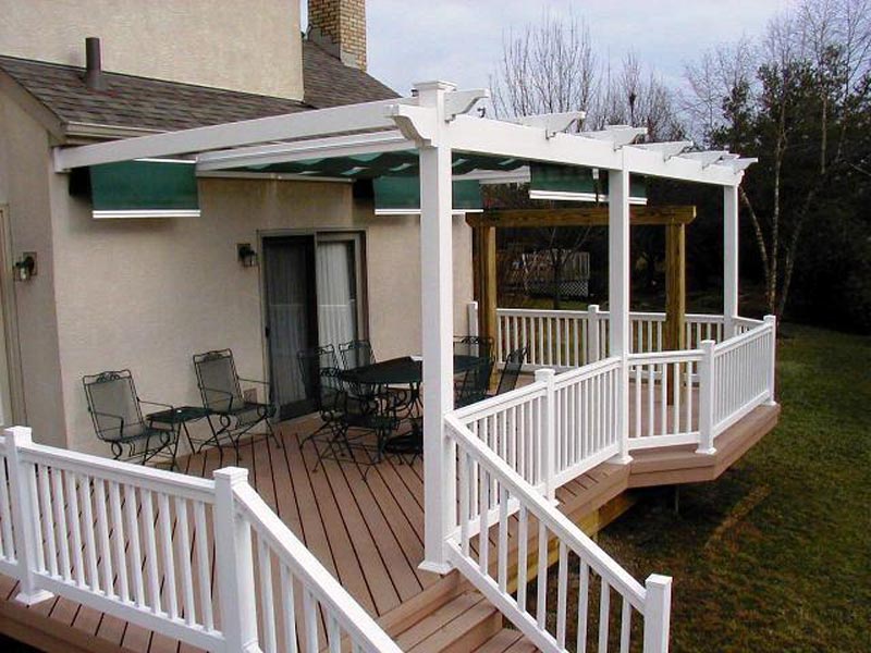 Louvered Pergola | Louvered Roof Pergola | Wooden Decking | Wooden ...
