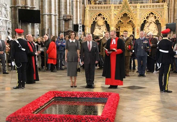 King Abdullah and Queen Rania visited Westminster Abbey