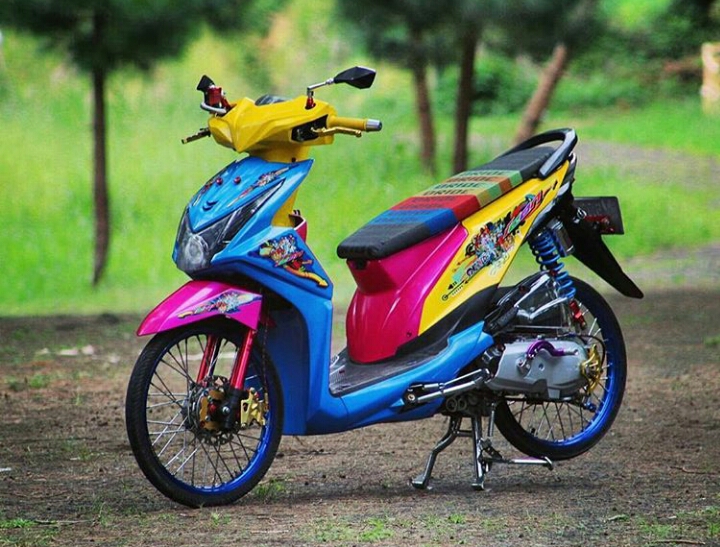 21 Foto Modifikasi Honda Beat FI Terupdate
