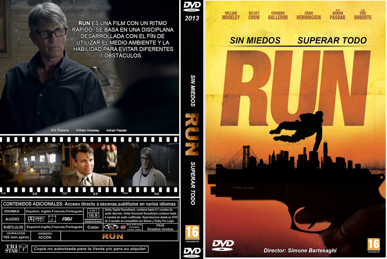 PB | DVD Cover / Caratula FREE: RUN - DVD COVER 2013 (*)