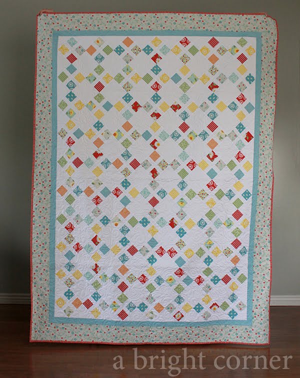 A Bright Corner: Moroccan Tile Quilt + Giveaway