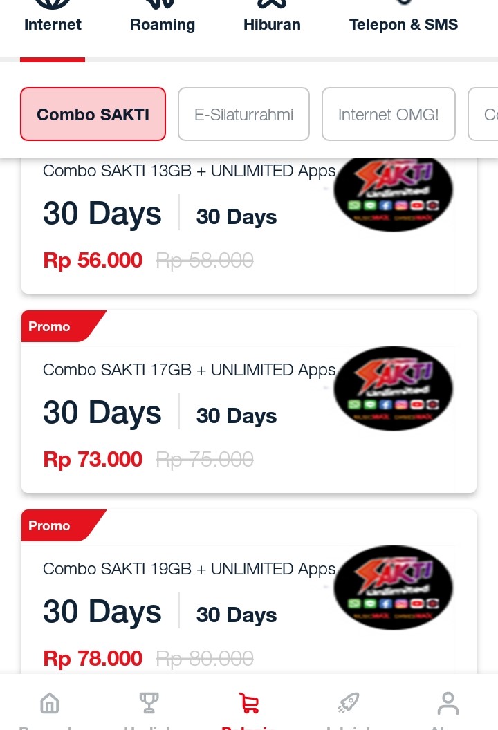 Paket Combo Sakti Unlimited Apps Telkomsel Terbaru - System Impian