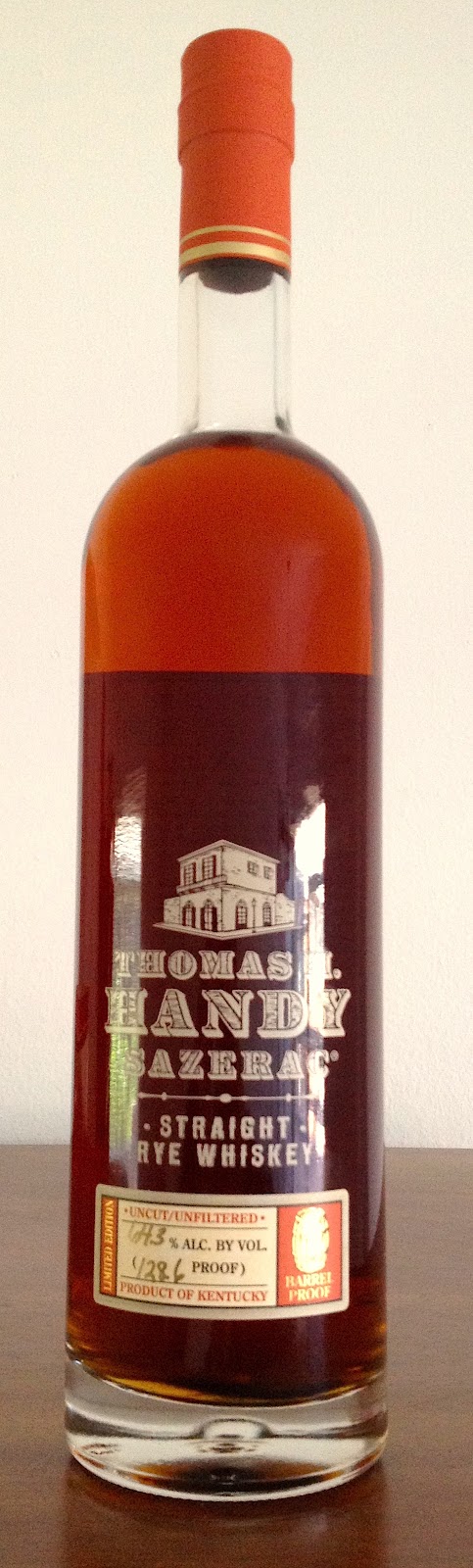 Chemistry of the Cocktail: Whiskey Review: Thomas H. Handy Sazerac Rye ...