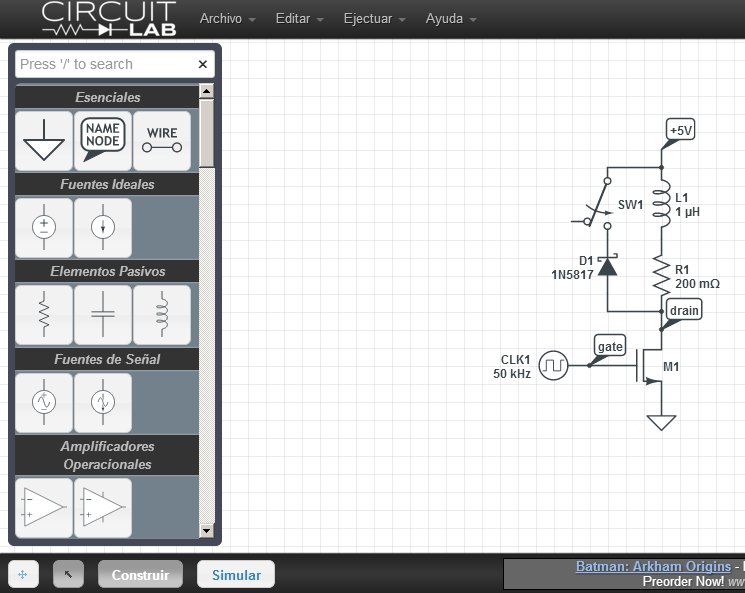Todo técnico y más: SIMULADOR DE CIRCUITOS ELECTRÓNICOS GRATIS ONLINE (CircuitLab)