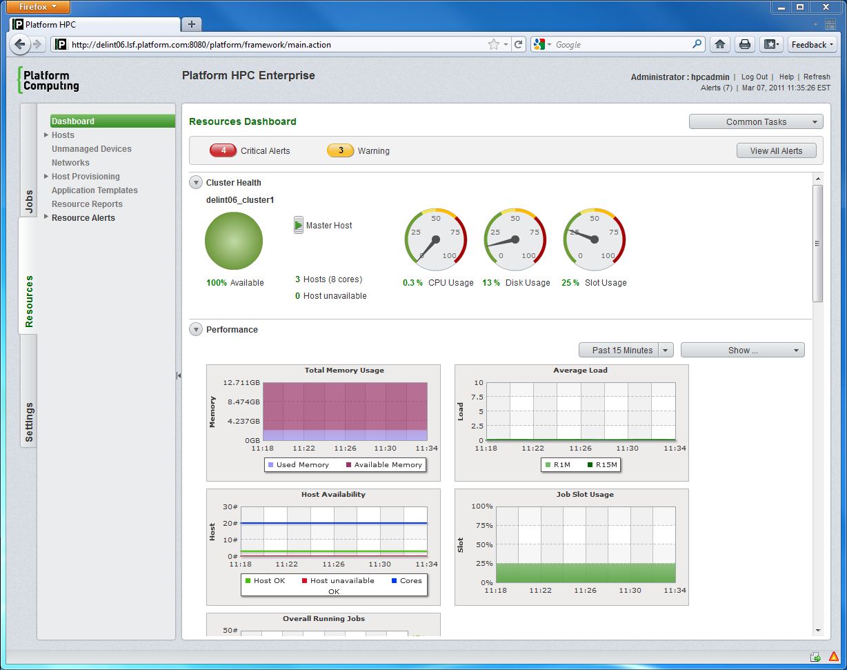 Platform Computing Blog: Platform HPC Interface Gets a Makeover