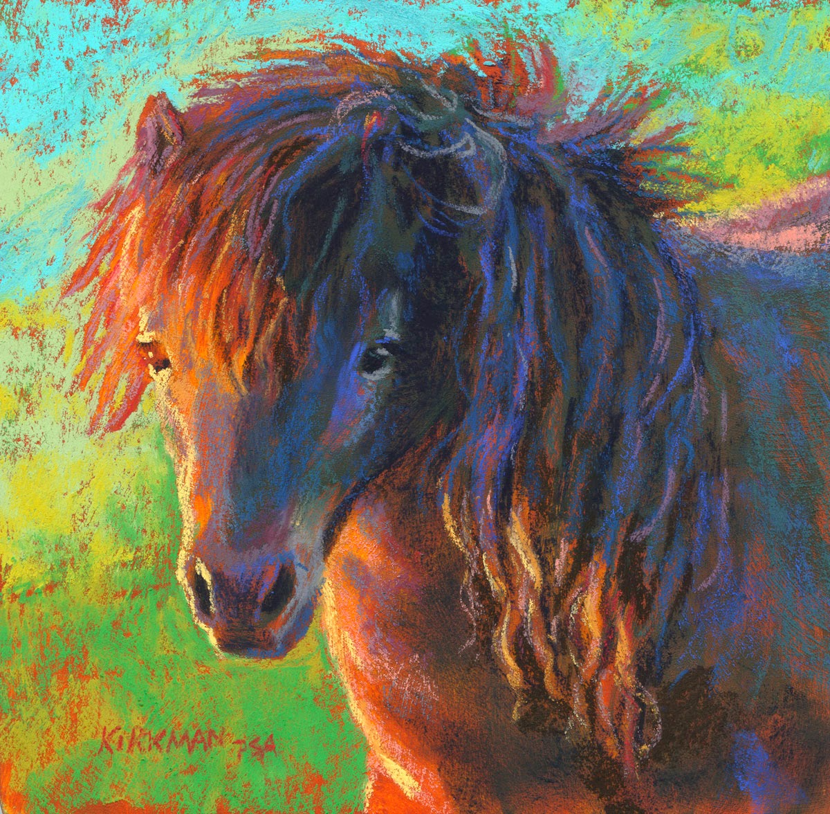 Rita Kirkman's Daily Paintings: Pretty Pony