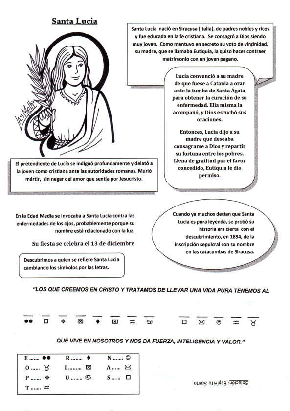 RELIZAR@TAN: 13 de Diciembre Santa Lucía RELIZAR@TAN: 13 de Diciembre Santa Lucía