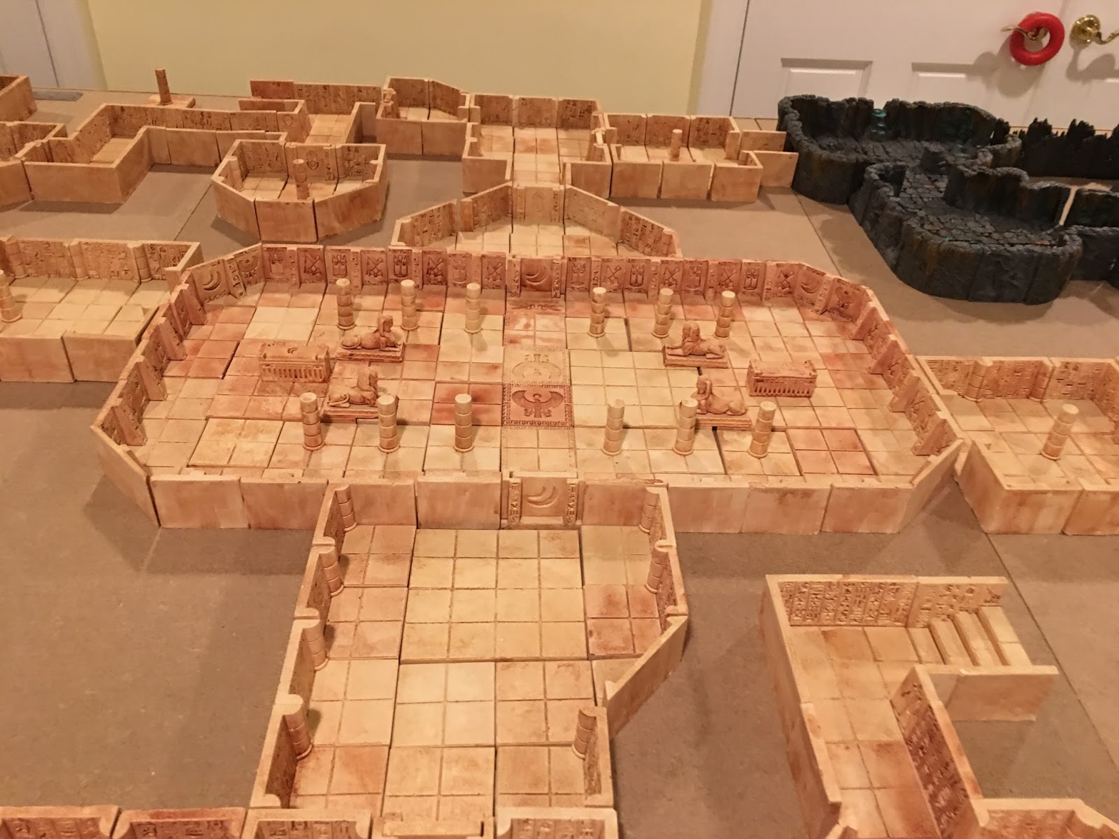 Lair of the Uber Geek: Historicon 2017 Game: Catacomb Layout