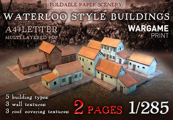 Wargame News and Terrain: WargamePrint: New 6mm Waterloo Style ...
