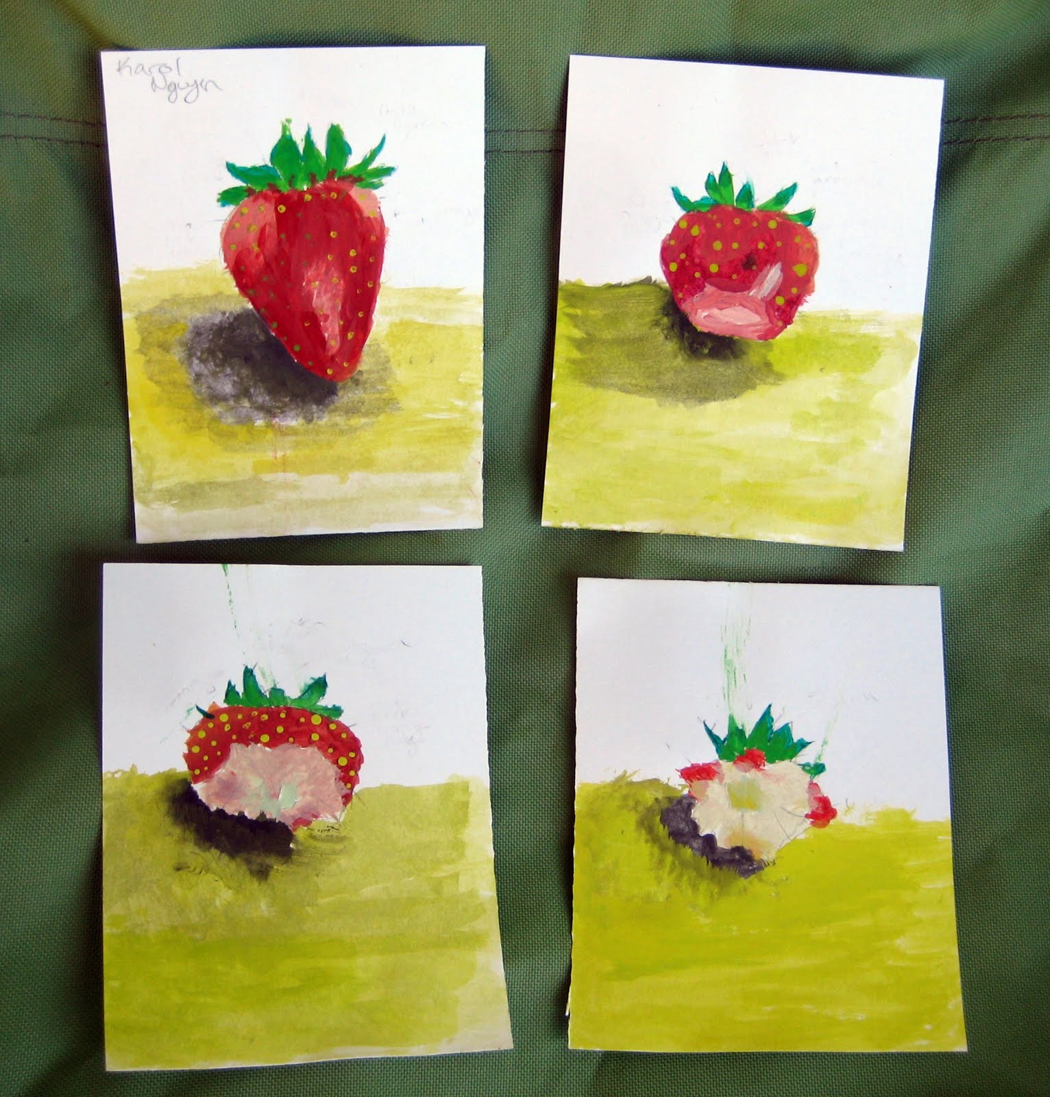 Mrs. Art Teacher!: the bucket day 4 - Eat your fruit! and my new job