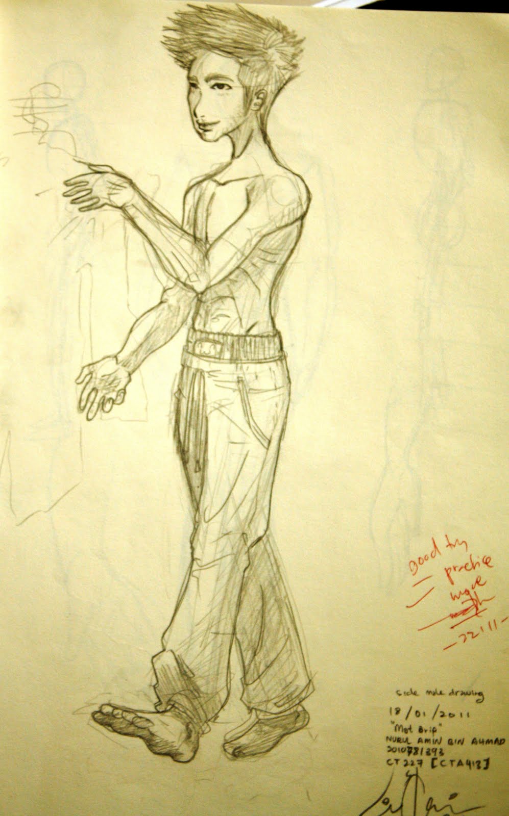 Drawing for AnimatiOn - Figures - Nur Al-Amin PortFoLiO