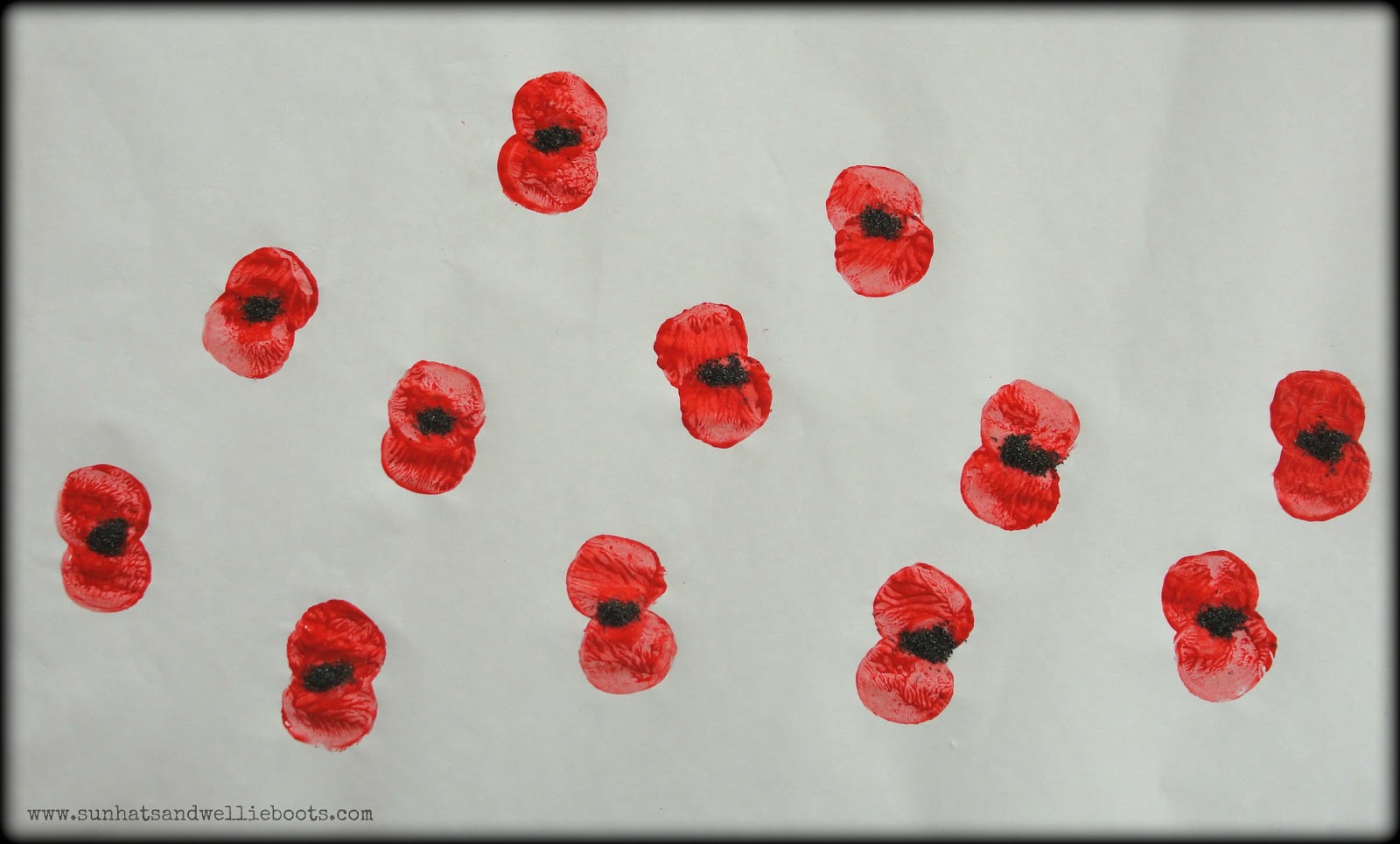 Sun Hats & Wellie Boots: Remembrance Day - Potato Poppy Prints to Paint ...