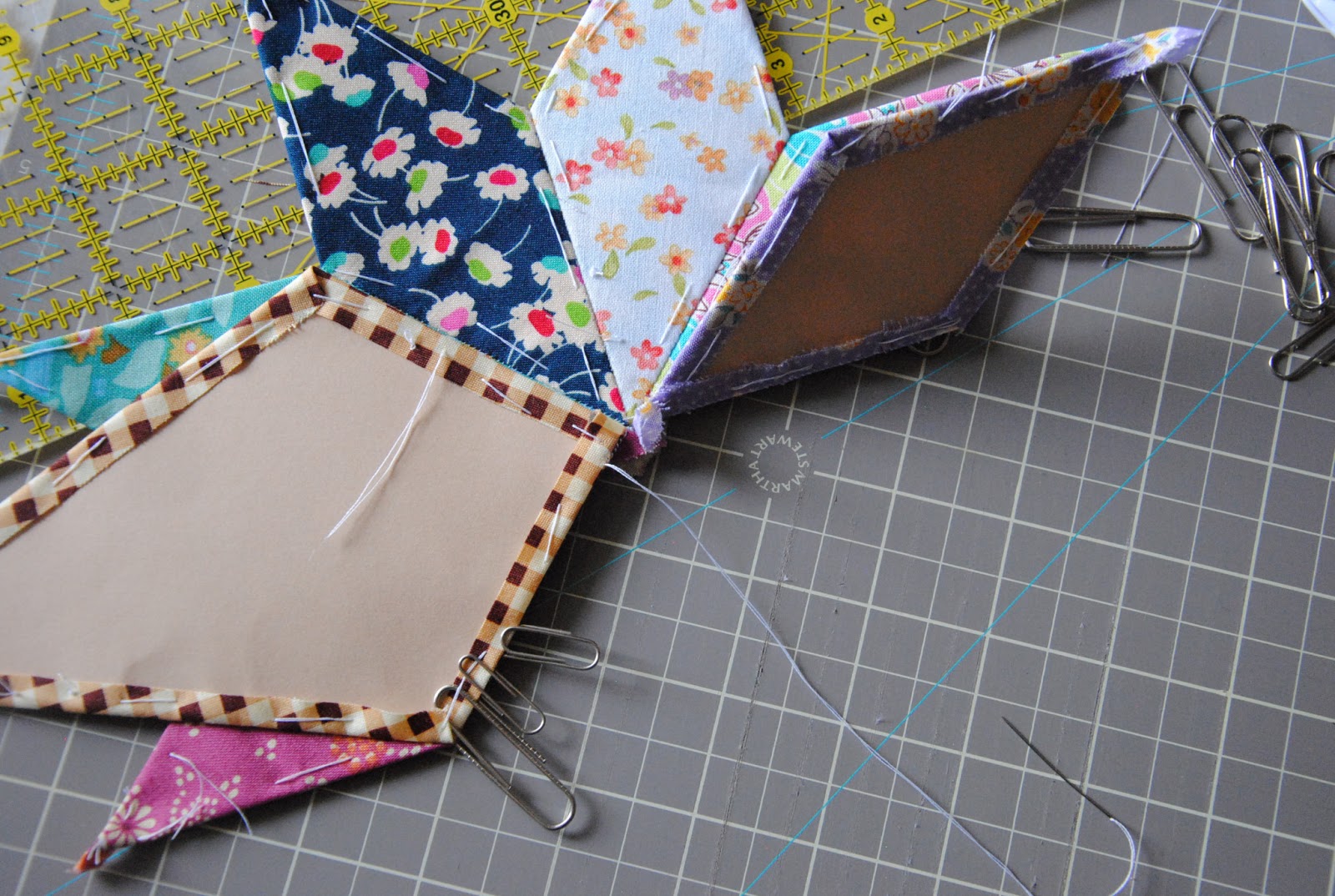 1/4" mark: Random: Sew together