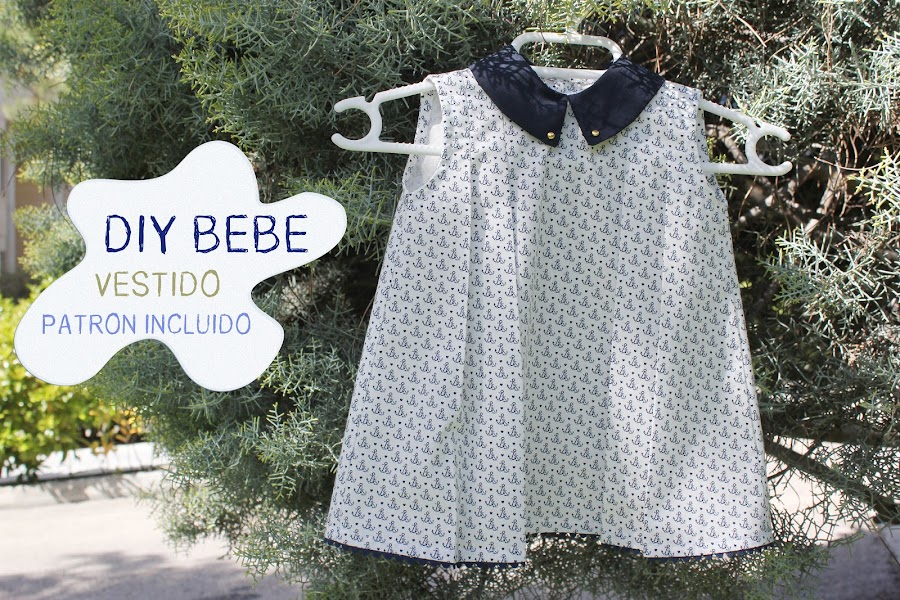 DIY Ropa de bebé: Vestido de flores y mangas de globo (patrón incluido ...