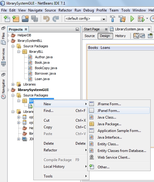 Practical Software: Example of Java Swing desktop application without ...