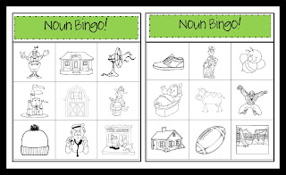 Today In First Grade: Hello Nouns! Freebie