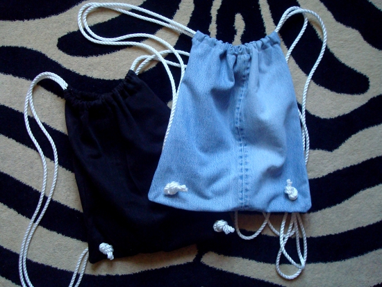 The Slushy Brain: DIY denim backpack