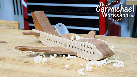 The Carmichael Workshop: Make an Airplane Hand Plane for Makers Care!