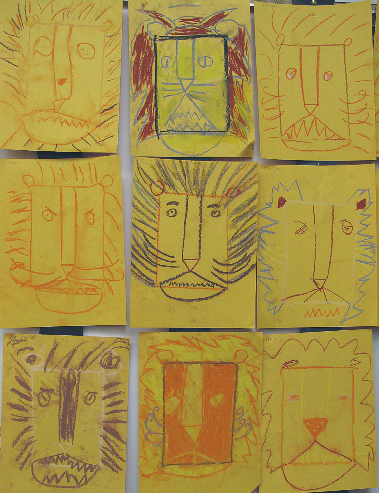 The David Lubin Art Studio: Loud Lion