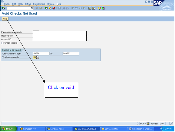 Free SAP Training Manuals: T Code FCH3 / FCH8 / FCH9 : SAP FI USER MANUAL Check Cancellation/Voiding