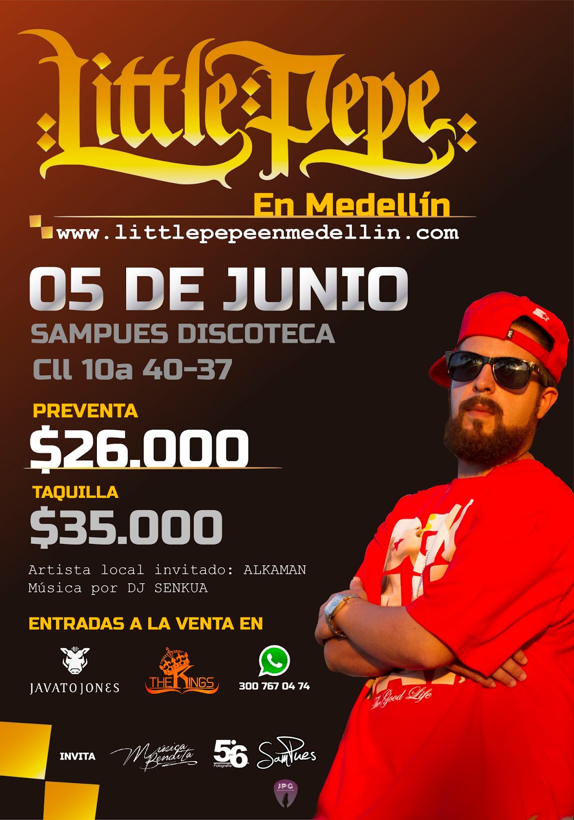 Buena Vibra Colombia: LITTLE PEPE EN MEDELLÍN ESTE 5 DE JUNIO!!