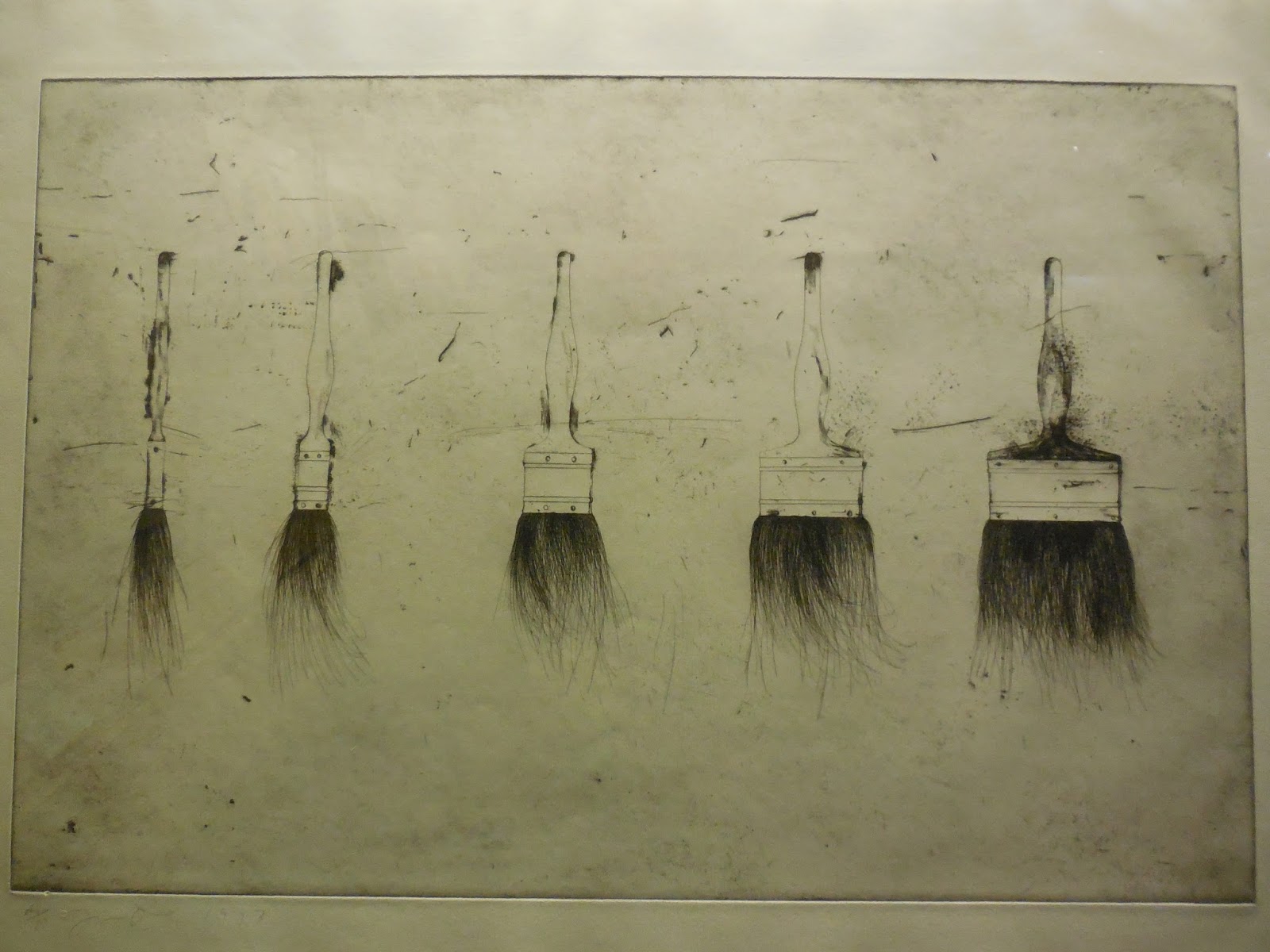 Art With a Needle: London museum report 2 -- Jim Dine