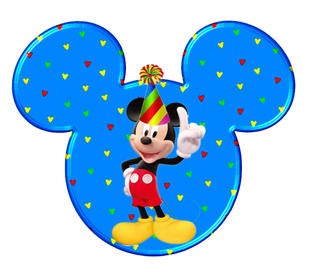 Cabezas de Mickey en diferentes posturas. - Ideas y material gratis ...