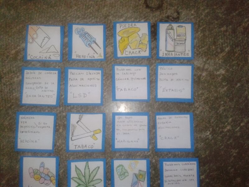 Las drogas y yo ¿salud o muerte?: Juego acerca de las drogas.