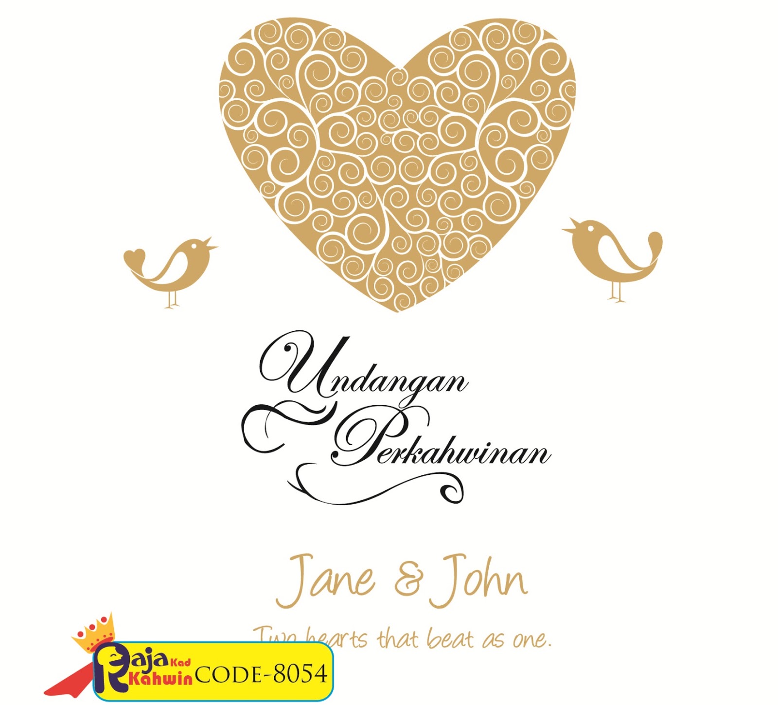 Kad Kahwin Utusan Sehari: DESIGN RAJA