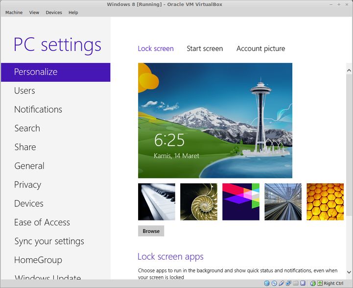 Cara Ganti Gambar Wallpaper Lock Screen & Start Screen Di Windows 8 | DM31