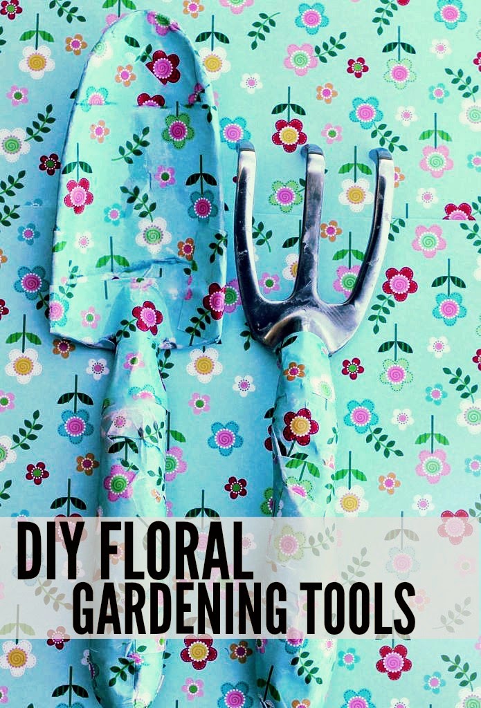 Crafty Texas Girls: DIY Floral Gardening Tools