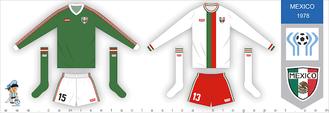 México 1978 - Camiseta clasica