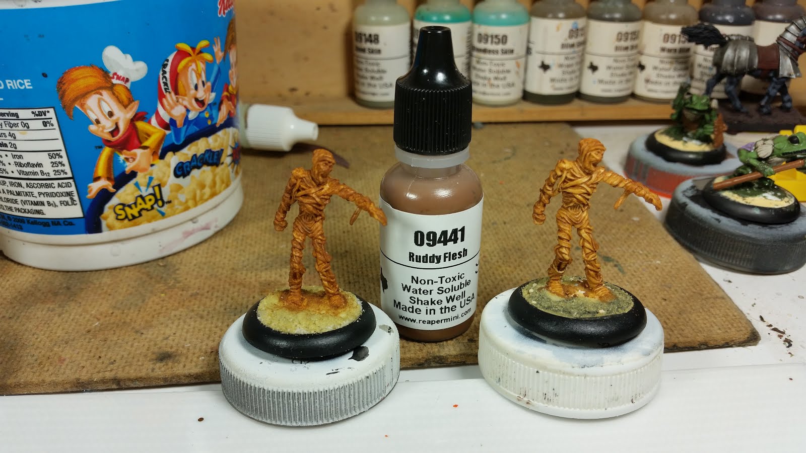 Painting the Lead Pile: Reaper Master Series Bones paint review