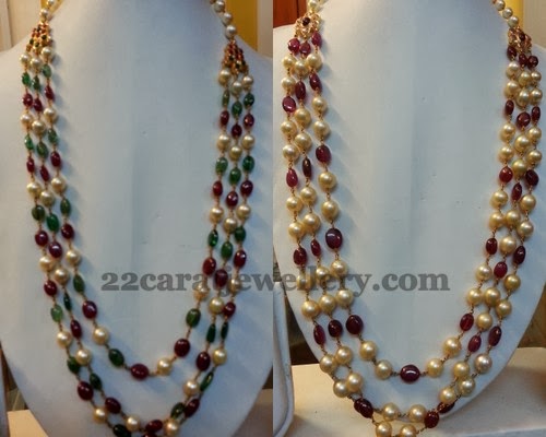 Multiple Beads Mala - Jewellery Designs