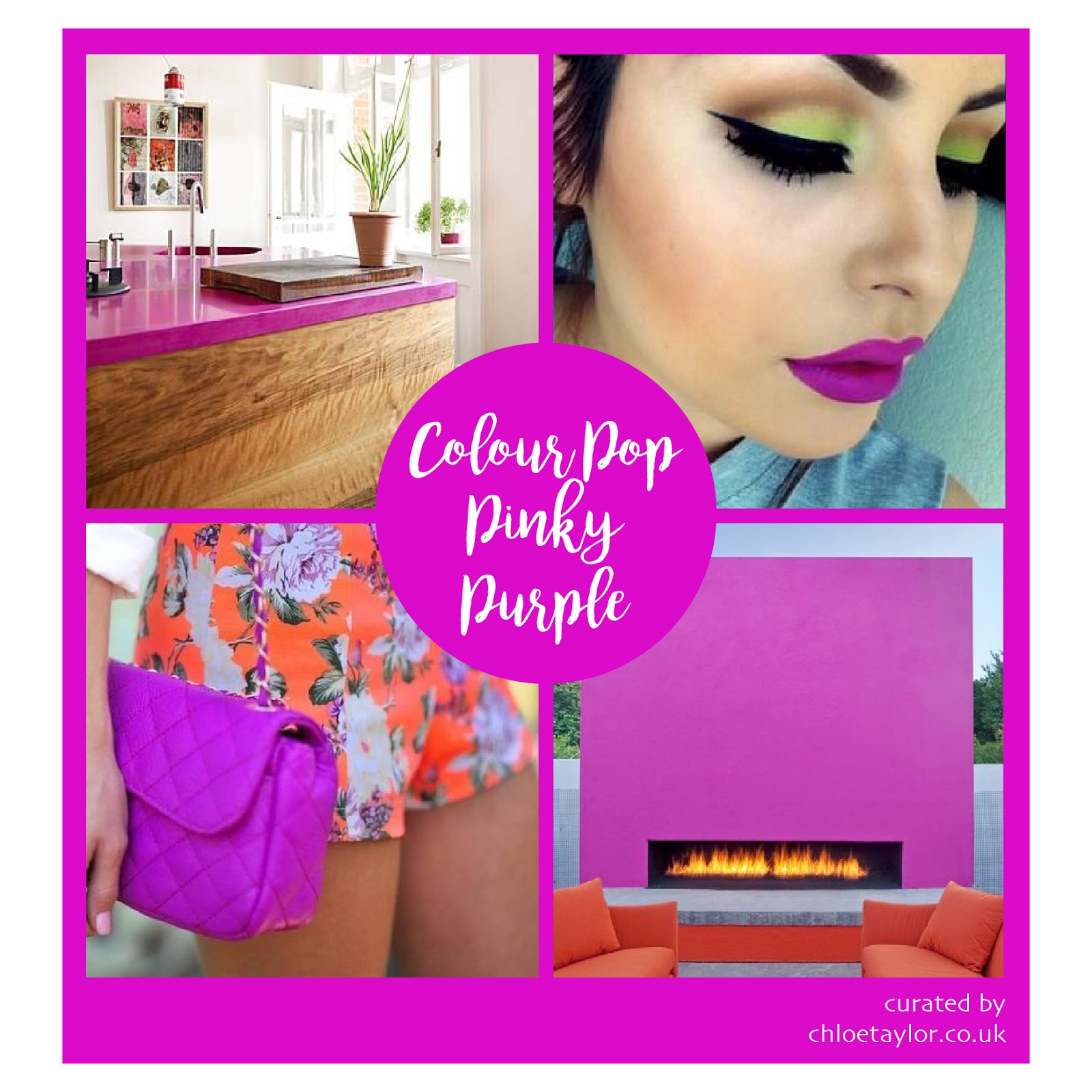 chloetaylordesign: Colour Pop: Pinky Purple