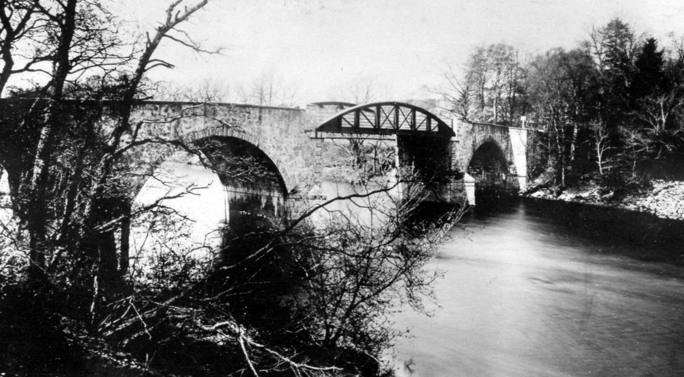 Tour Scotland: Old Photograph Bridge Of Dee Banchory Scotland