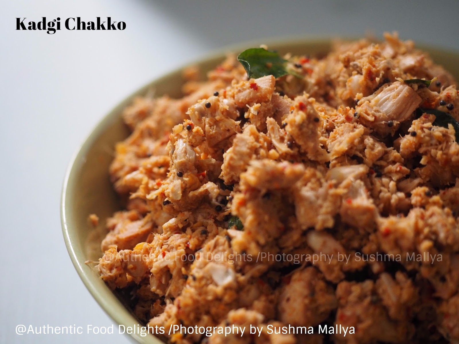 Authentic Food Delights: Kadgi chakko