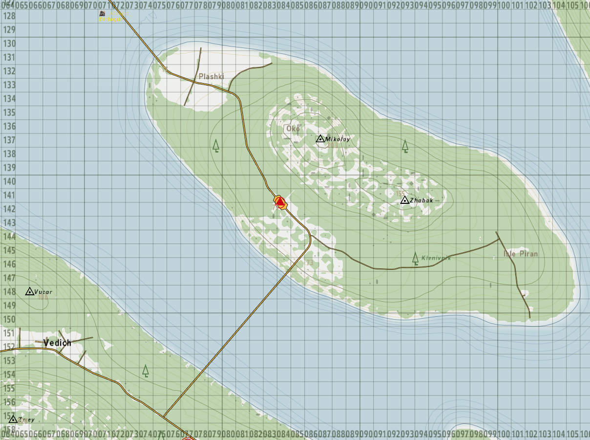 DayZ Origins Brasil: Mapa de Taviana depois da Atualização 1.7.7.