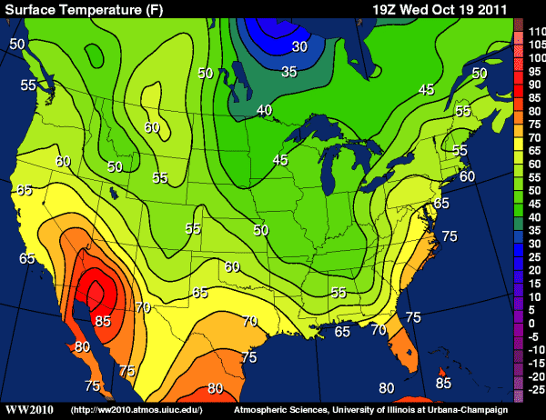 Earth Science Guy: Colorful Real-Time Weather Maps