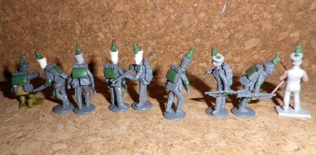 Gunners wargaming: Brunswick Oels Jager plastic conversions Part 1