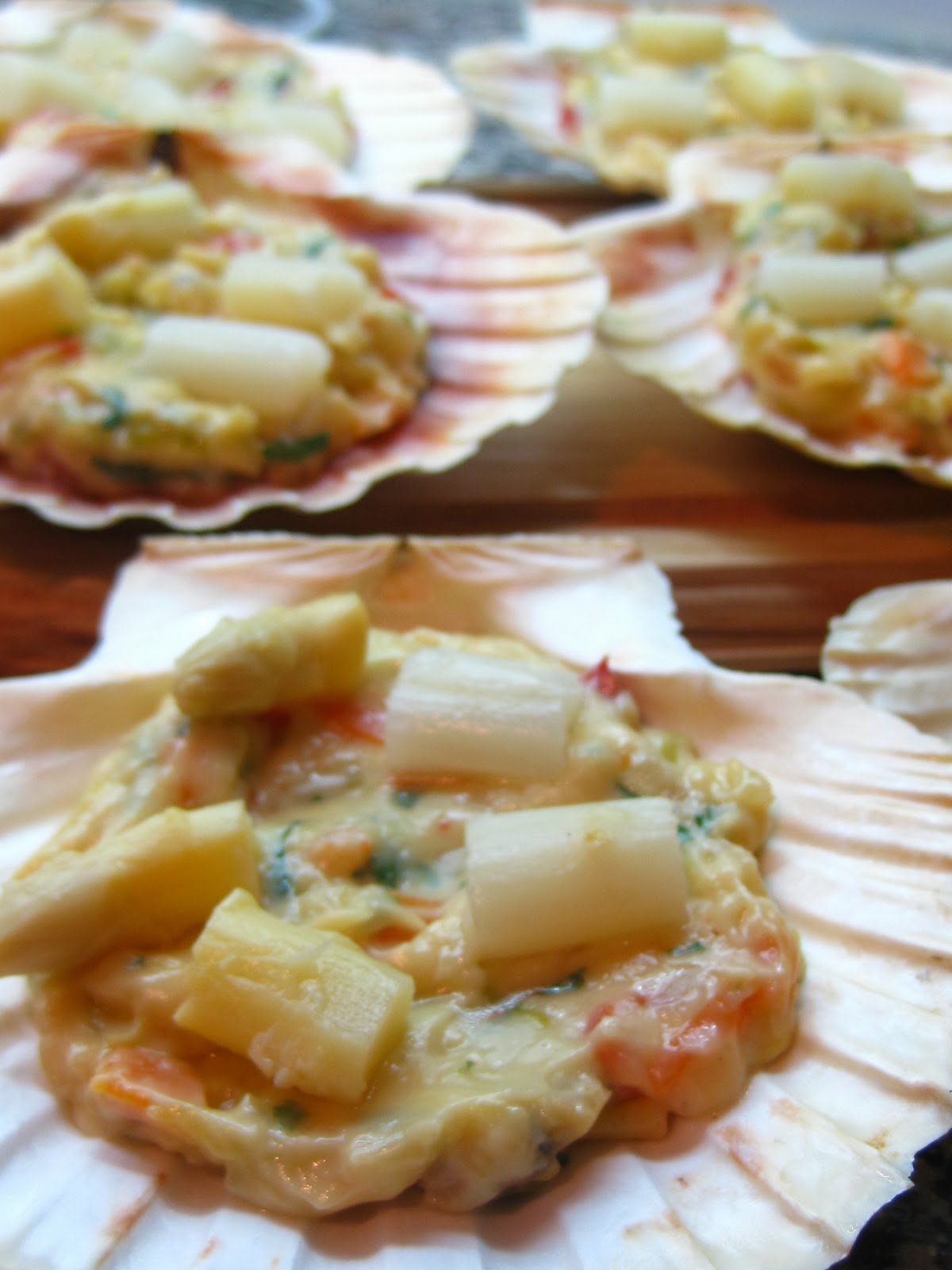 delilicias: Conchas de vieira recheadas