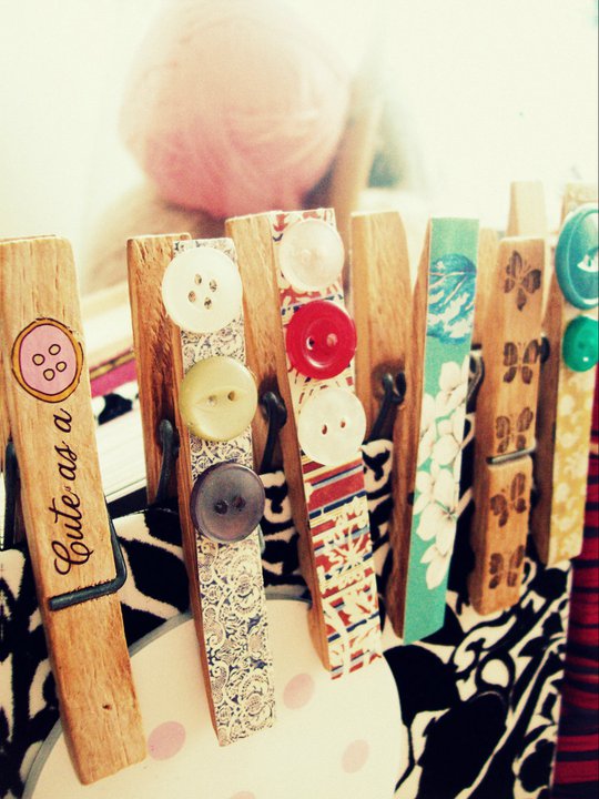 Bench Plan: Craft ideas with wooden pegs