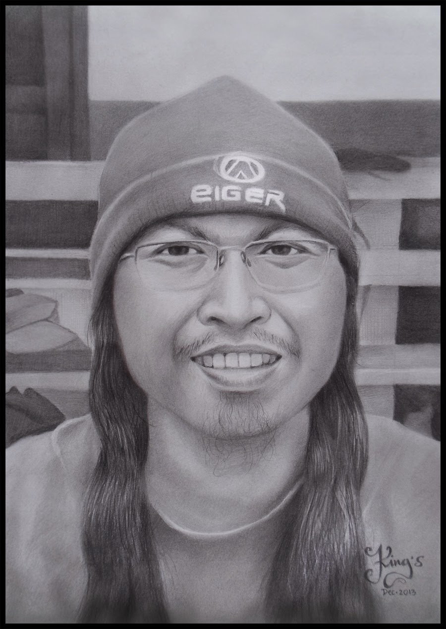 KINGKIN LA ROSE: Lukisan Pensil / Portrait Drawing