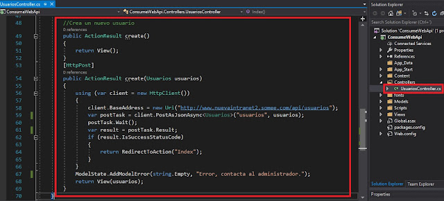 Api Rest : Consumiendo un Api Rest CRUD en C# - Parte 3